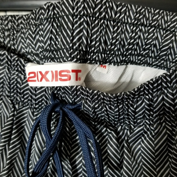 2xist | Swim | Nwt Mens 2xist Swim Shorts Trunks Black White | Poshmark